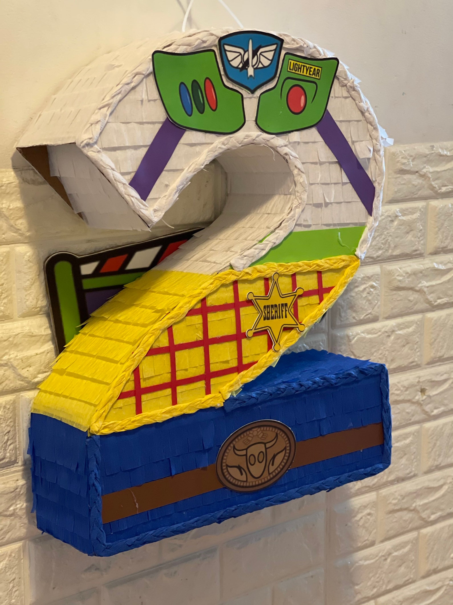 Number 2 Pinata, Number Pinata, Custom Number Pinata, Woody and ...