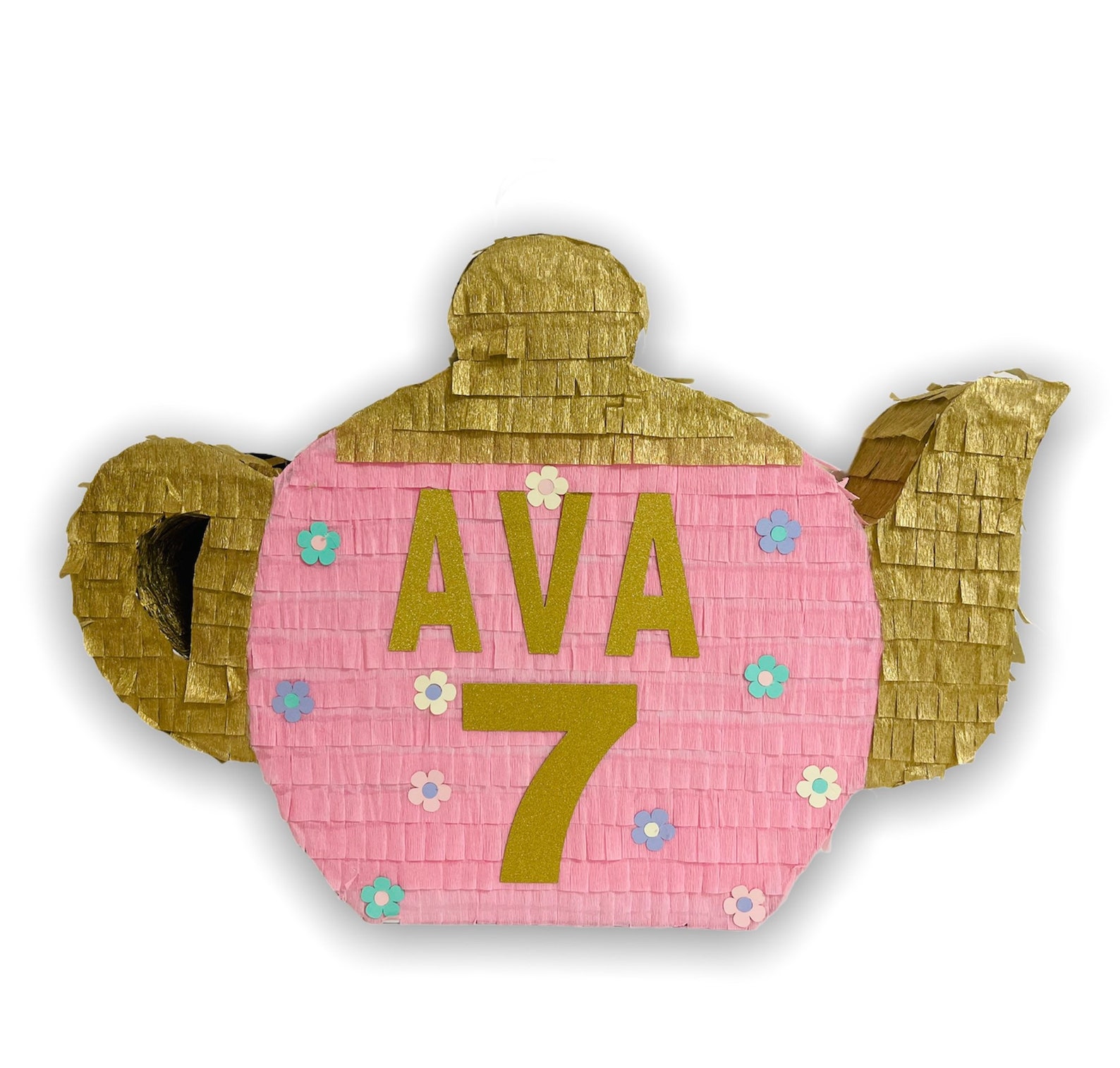 Tea Pot Pinata Birthday Pinata Custom Name and Number - Etsy