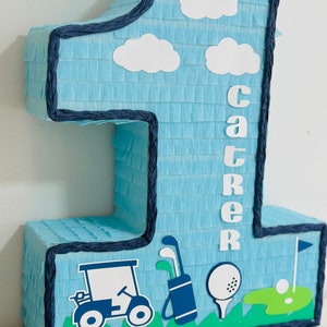 Golf Pinata, Hole in One First Birthday, Hole in One Piñata, Golf ...