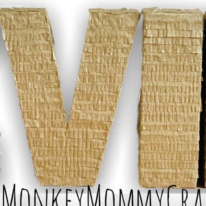 Letter Number Alphabet Pinata, Table Letter Decor, Custom Letter ...