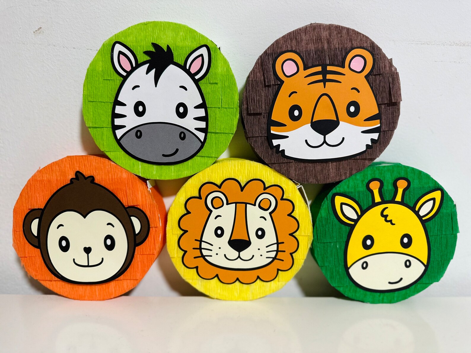 Safari Jungle Wild Animals Mini Piñata Tiger Mini Piñata - Etsy