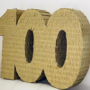 100 Pinata, 3digits Pinata, Number Piñata, Letter Pinata - Etsy