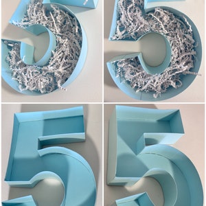 Fillable Letter/number Box, Letter/number Tray, Letter/number Dispaly ...