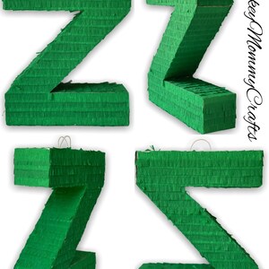 Letter Number Alphabet Pinata Table Letter Decor Custom - Etsy
