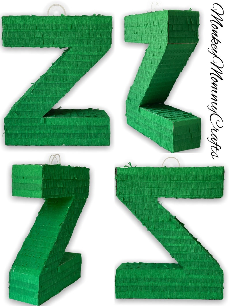 Letter Number Alphabet Pinata Table Letter Decor Custom - Etsy