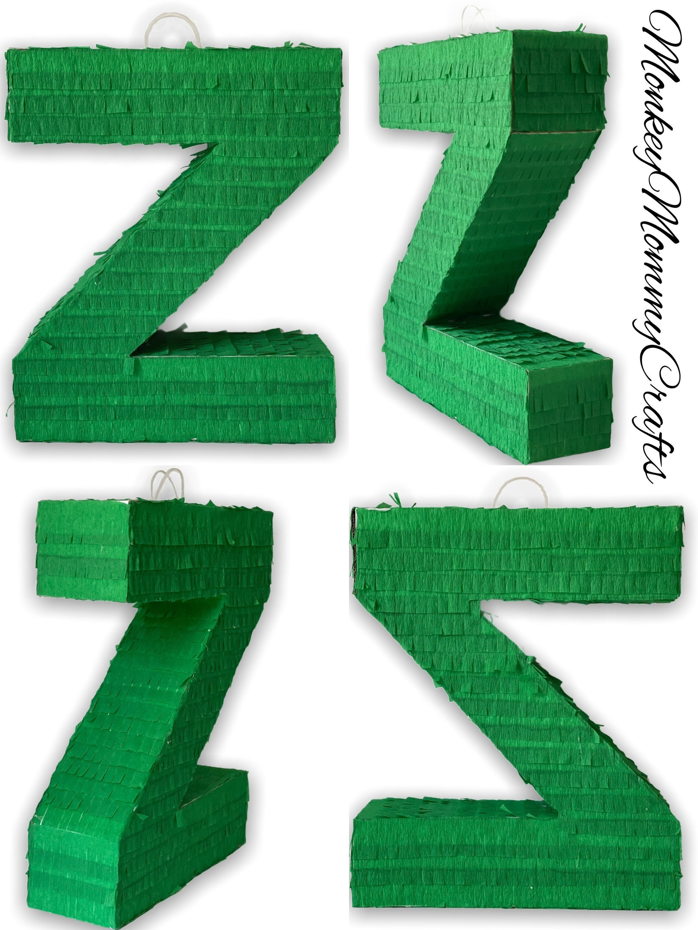 Letter Number Alphabet Pinata Table Letter Decor Custom - Etsy