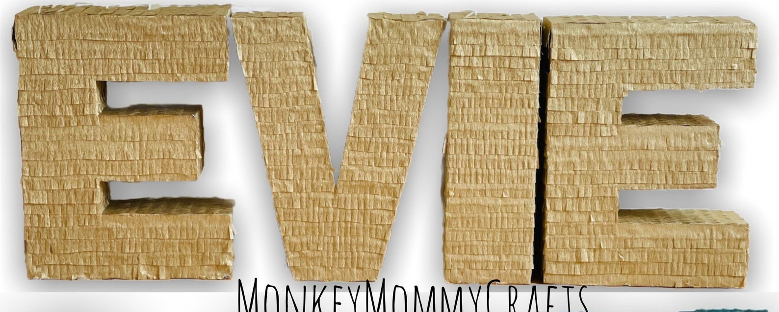 Custom Letter Backdrop Pinata, Custom Names, Letter Decor, Free ...