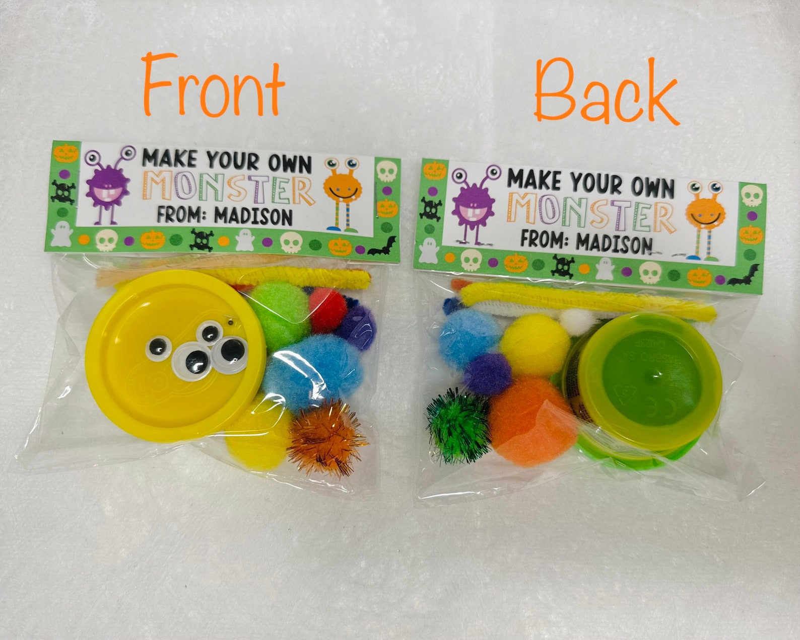 Build Your Own Monster Kits,personalized Halloween Monster Kits,kid ...