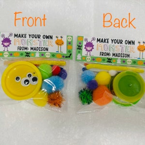 Build Your Own Monster Kits,personalized Halloween Monster Kits,kid ...