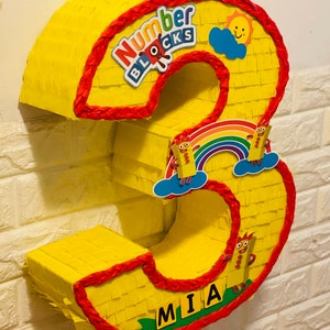 Number 2 Pinata, Custom Number Pinata & Personalized Number Name Piñata ...