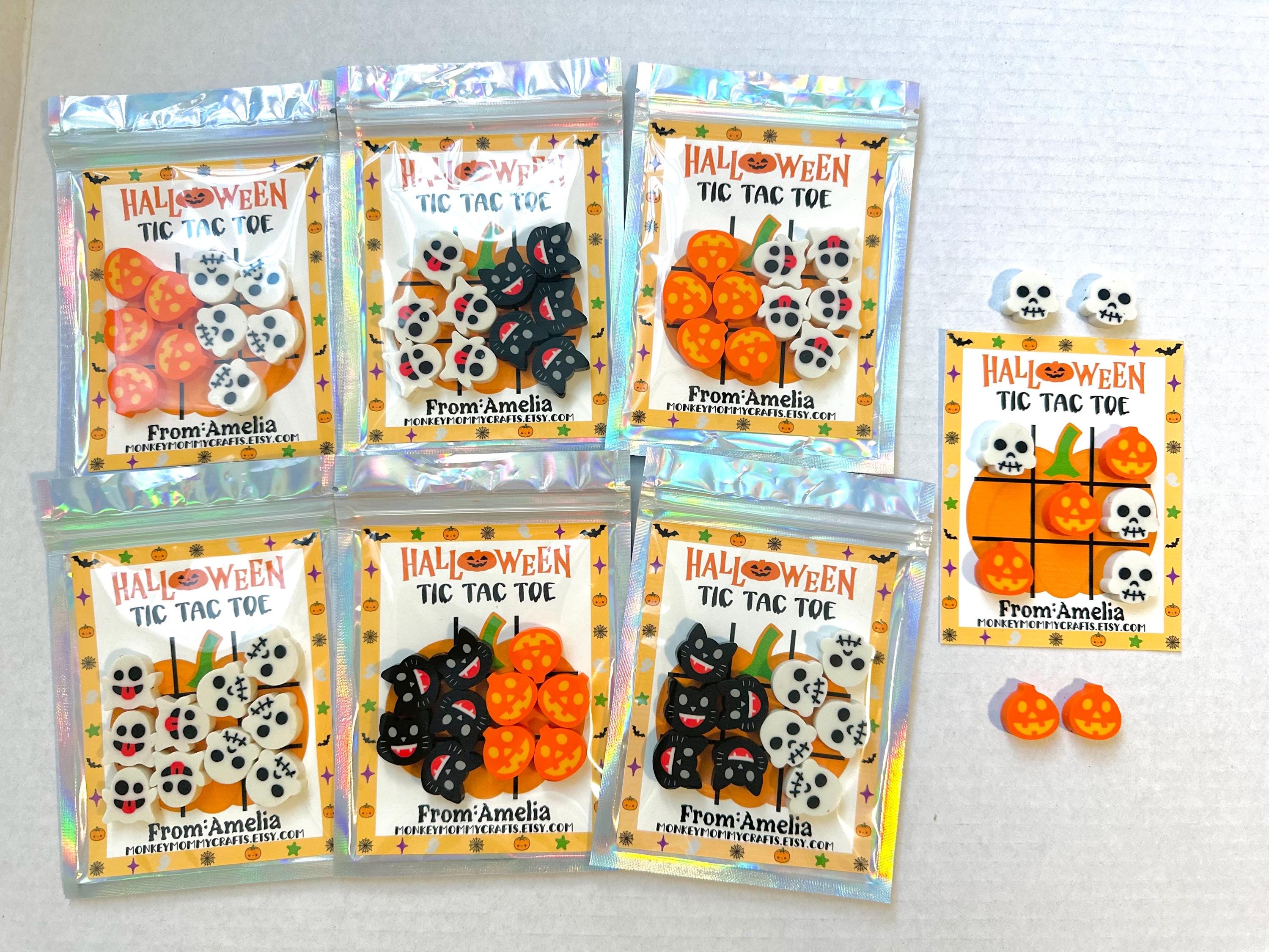 Halloween Tic Tac Toe, Kid Halloween Party Favors, Halloween Classroom ...