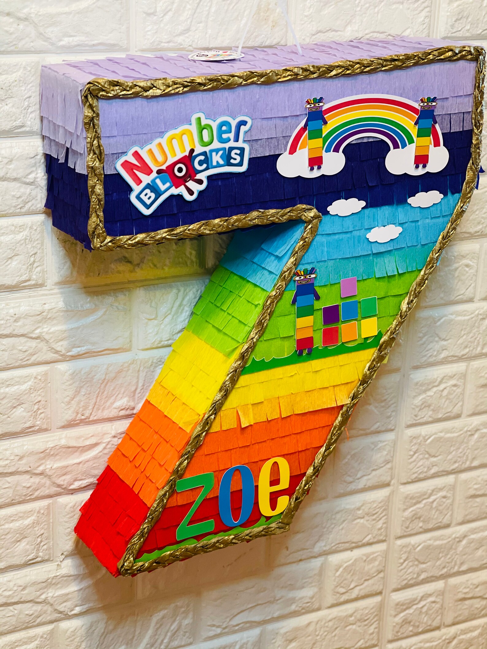 N# Blocks Pinata, Custom Number Pinata & Personalized Number Name ...