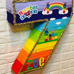 N# Blocks Pinata, Custom Number Pinata & Personalized Number Name ...