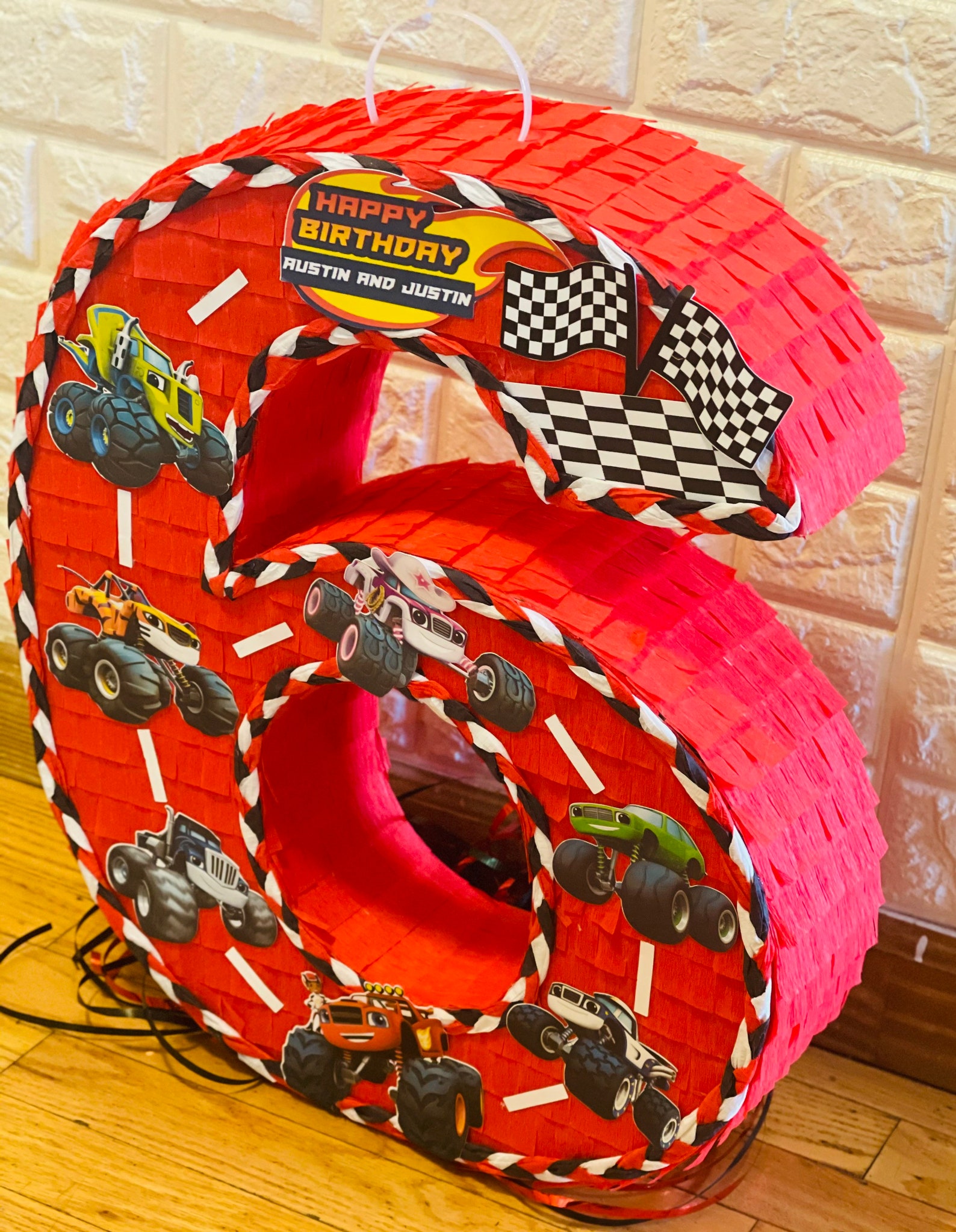 B Monster Machines Piñata Number Piñata Custom Theme Pinata - Etsy