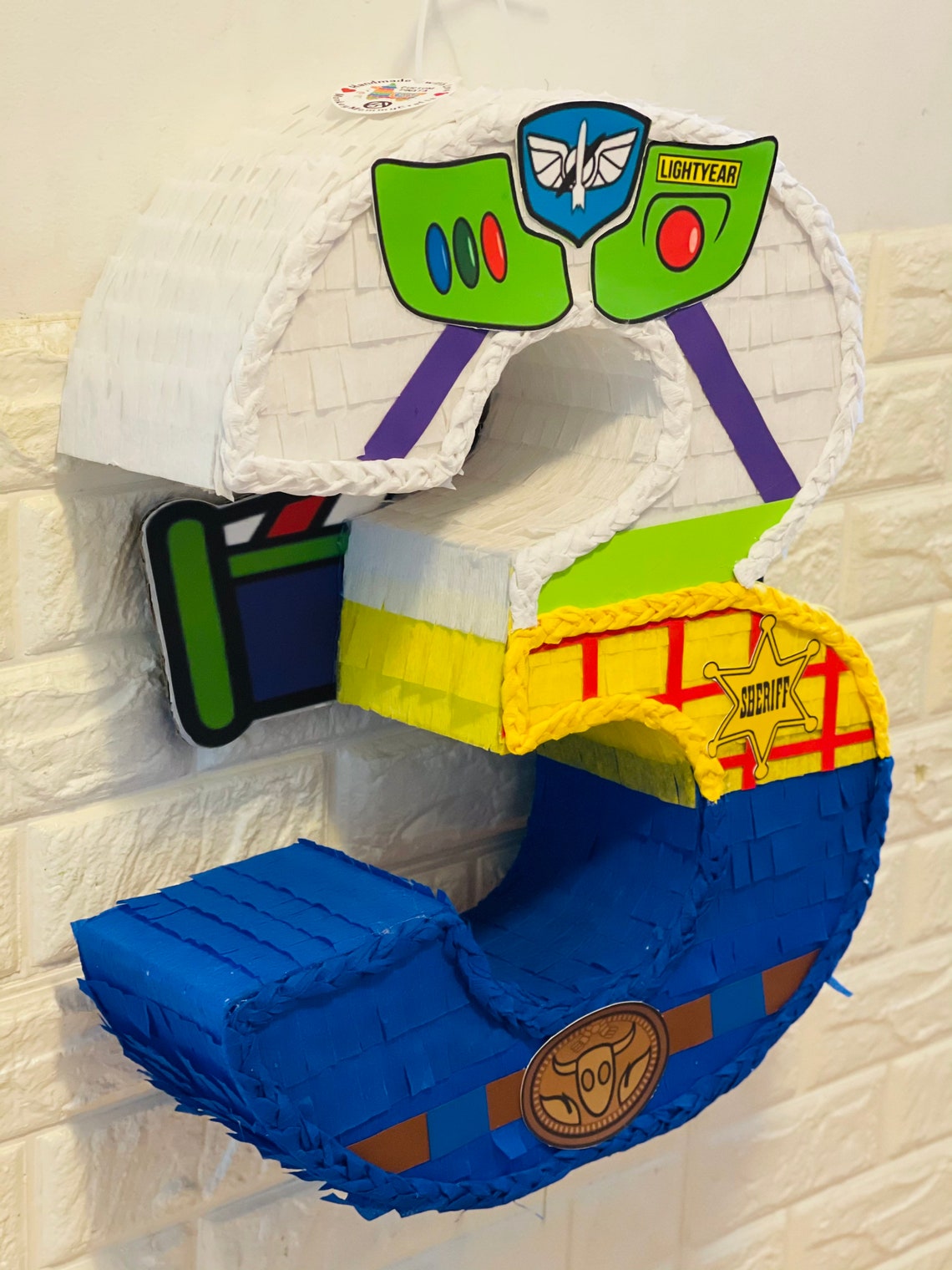 Number 3 Pinata Number 2 Pinata Custom Number Pinata Woody - Etsy