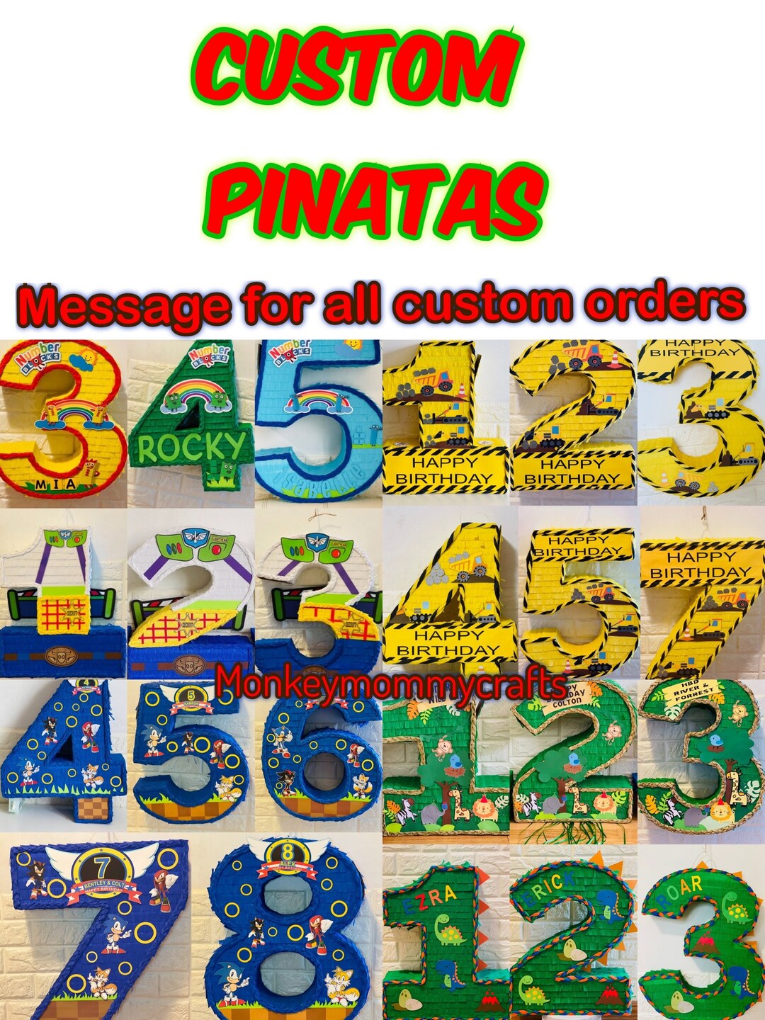 Custom Piñata - Etsy