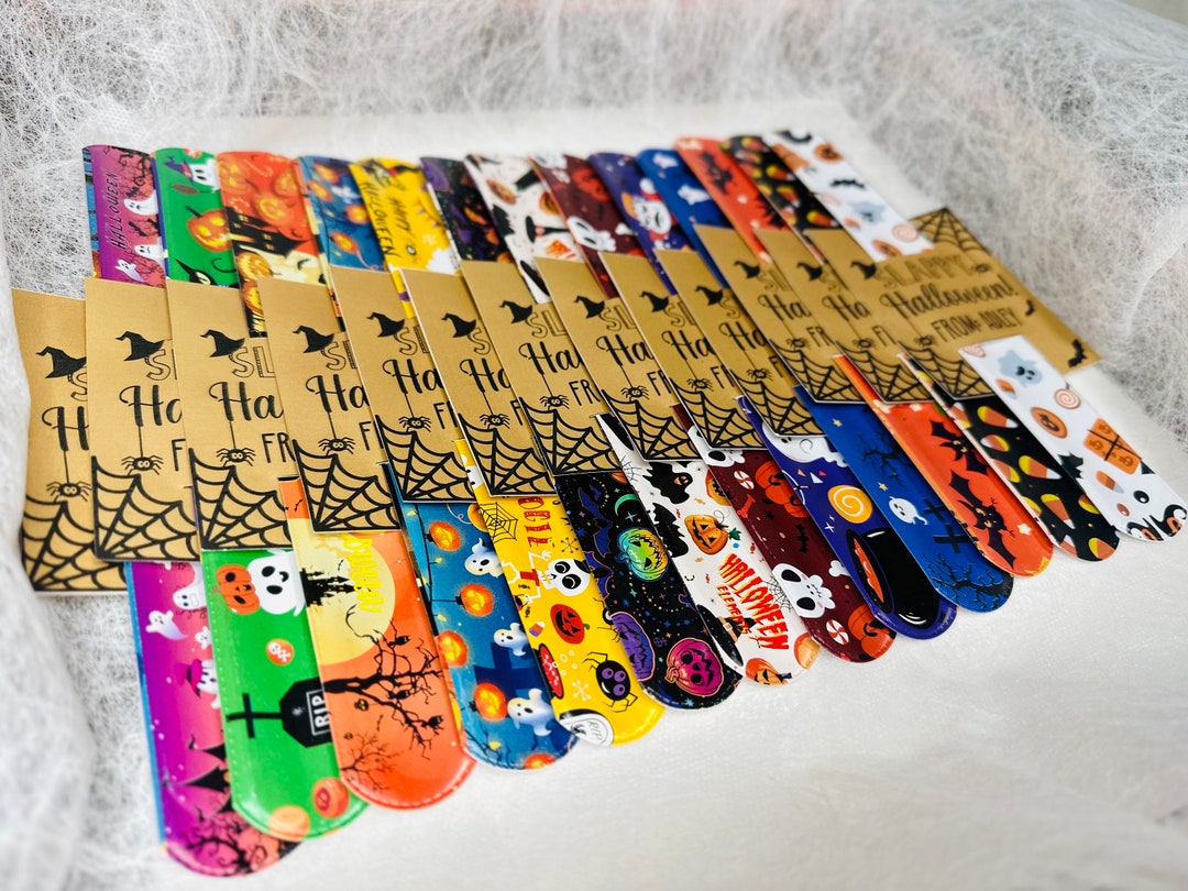 Personlized Slappy Halloween Slap Bracelet, Kids Halloween Gift, Kids ...