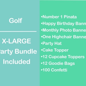 Golf Pinata, Hole in One First Birthday, Hole in One Piñata, Golf ...