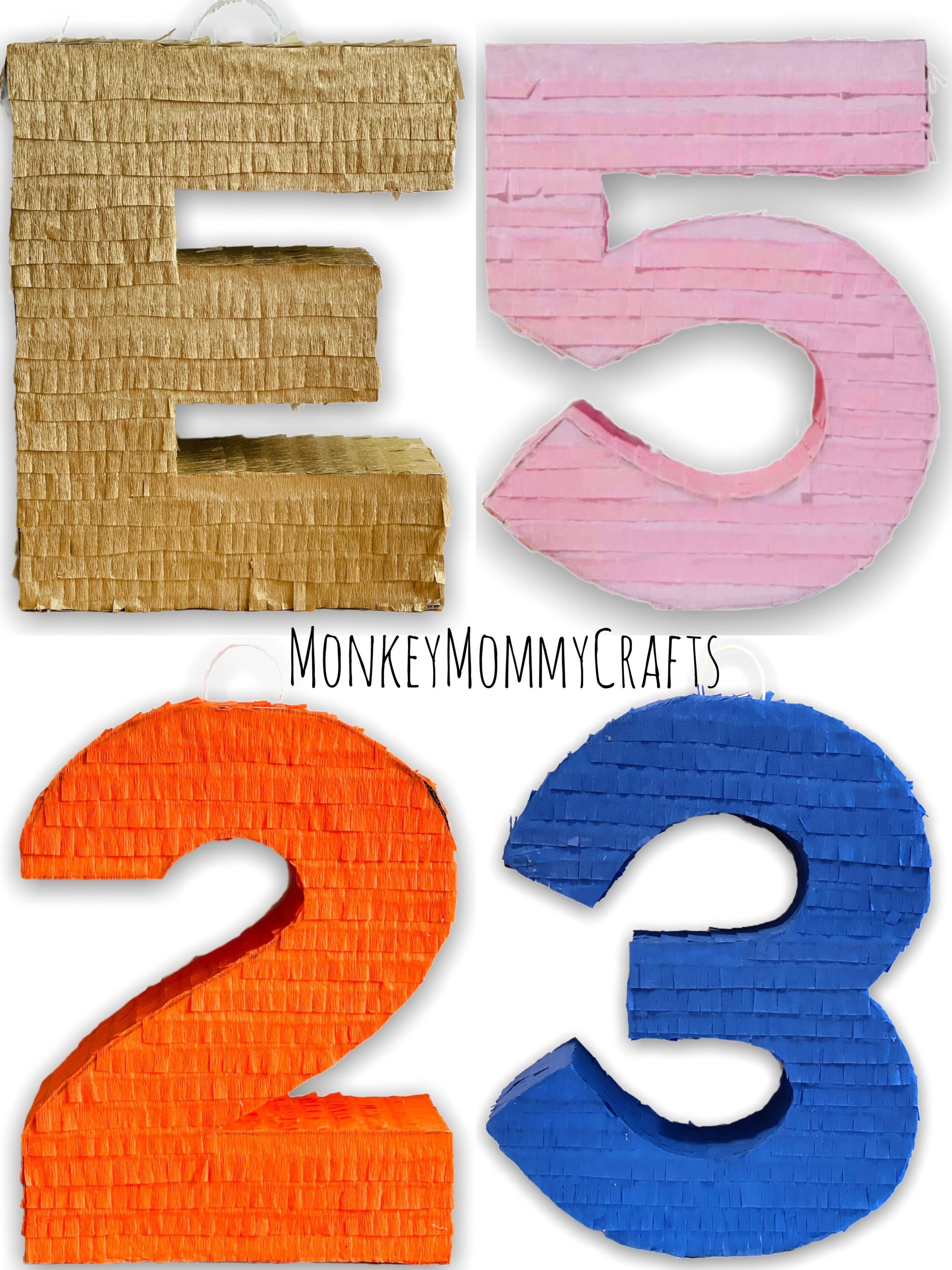 Letter Number Alphabet Pinata Table Letter Decor Custom - Etsy
