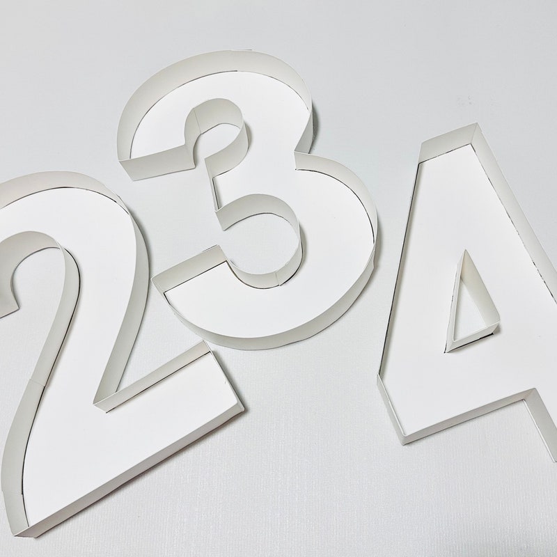 Custom Fillable Number Boxes - Etsy