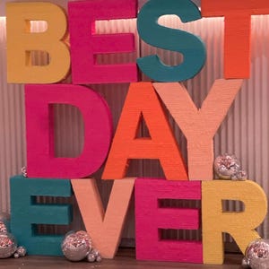 Letter Number Alphabet Pinata, Table Letter Decor, Custom Letter ...