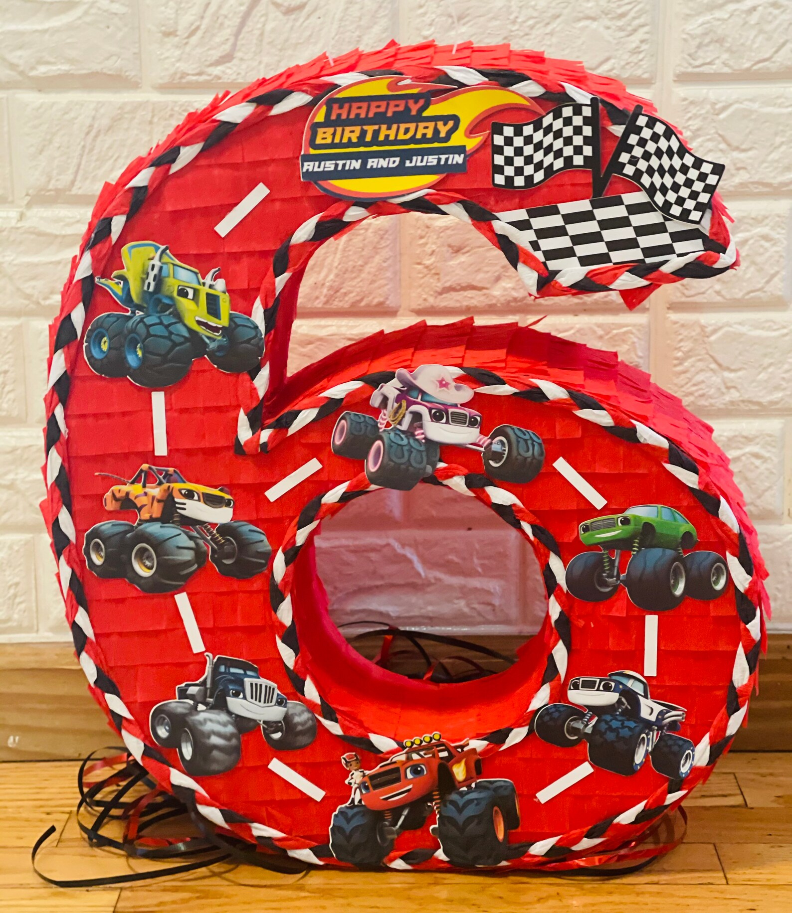 B Monster Machines Piñata Number Piñata Custom Theme Pinata - Etsy