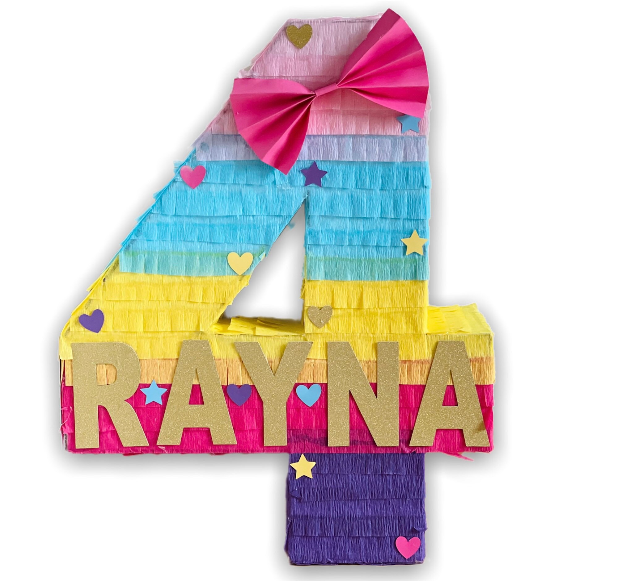 Jojo Siwa Pinata Custom Name Pinata Number Letter Pinata | Etsy Nederland