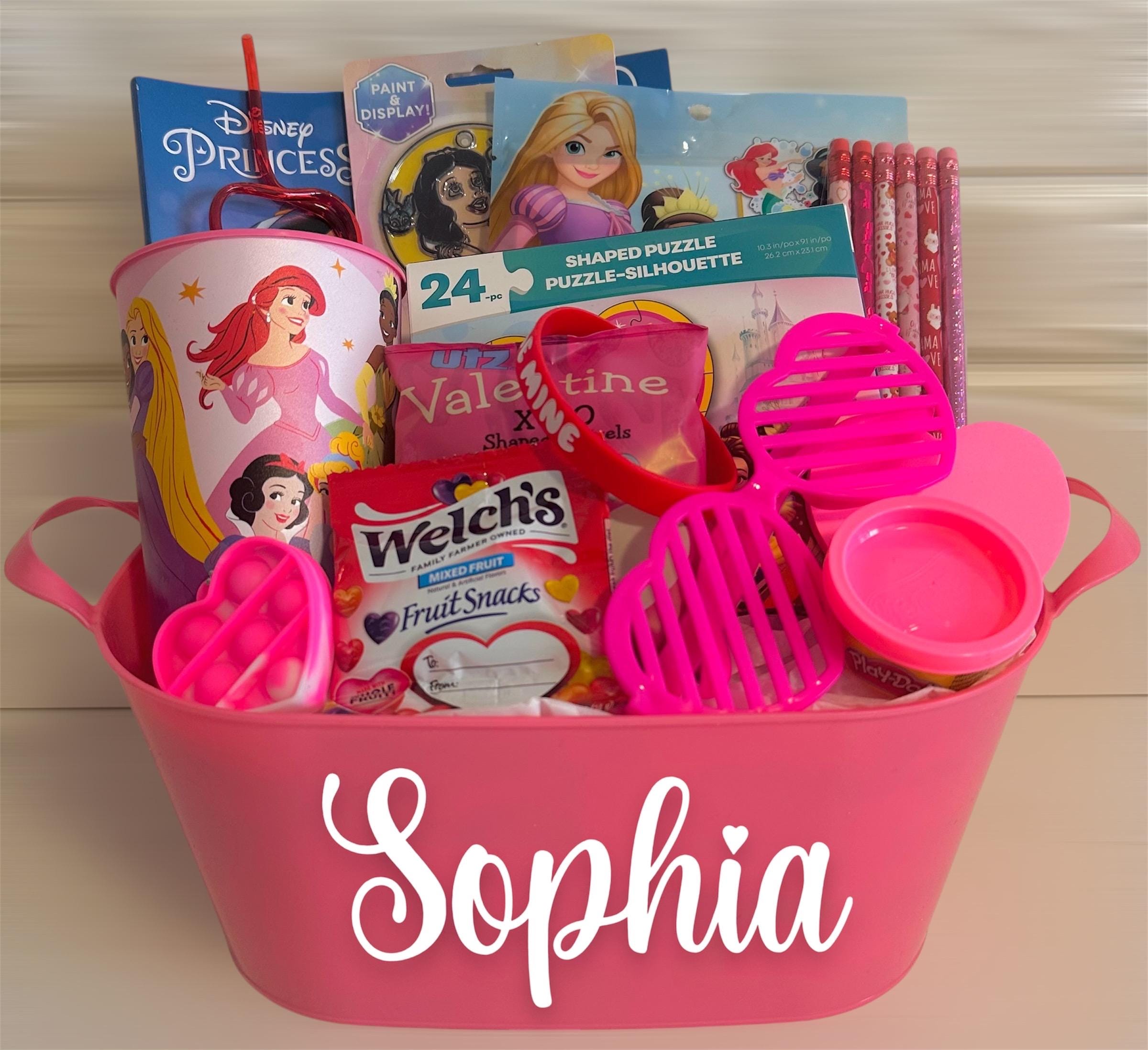 Kids Character Theme Valentine Basket, Kids Valentine Gifts ...