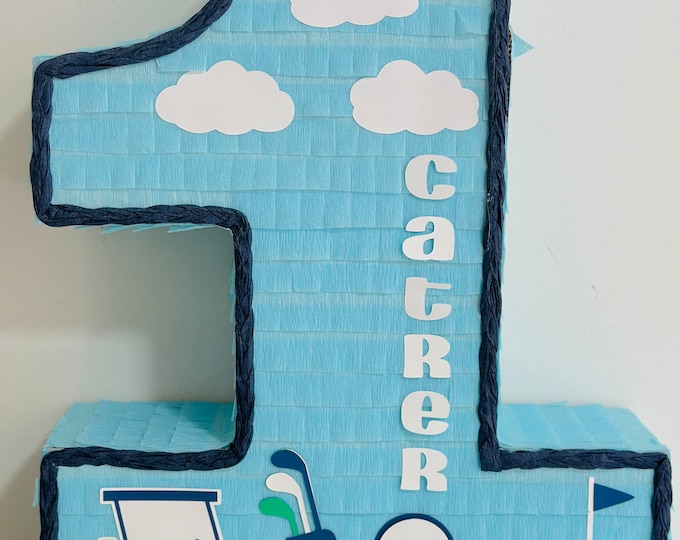 Golf Pinata, Hole in One First Birthday, Hole in One Piñata, Golf ...