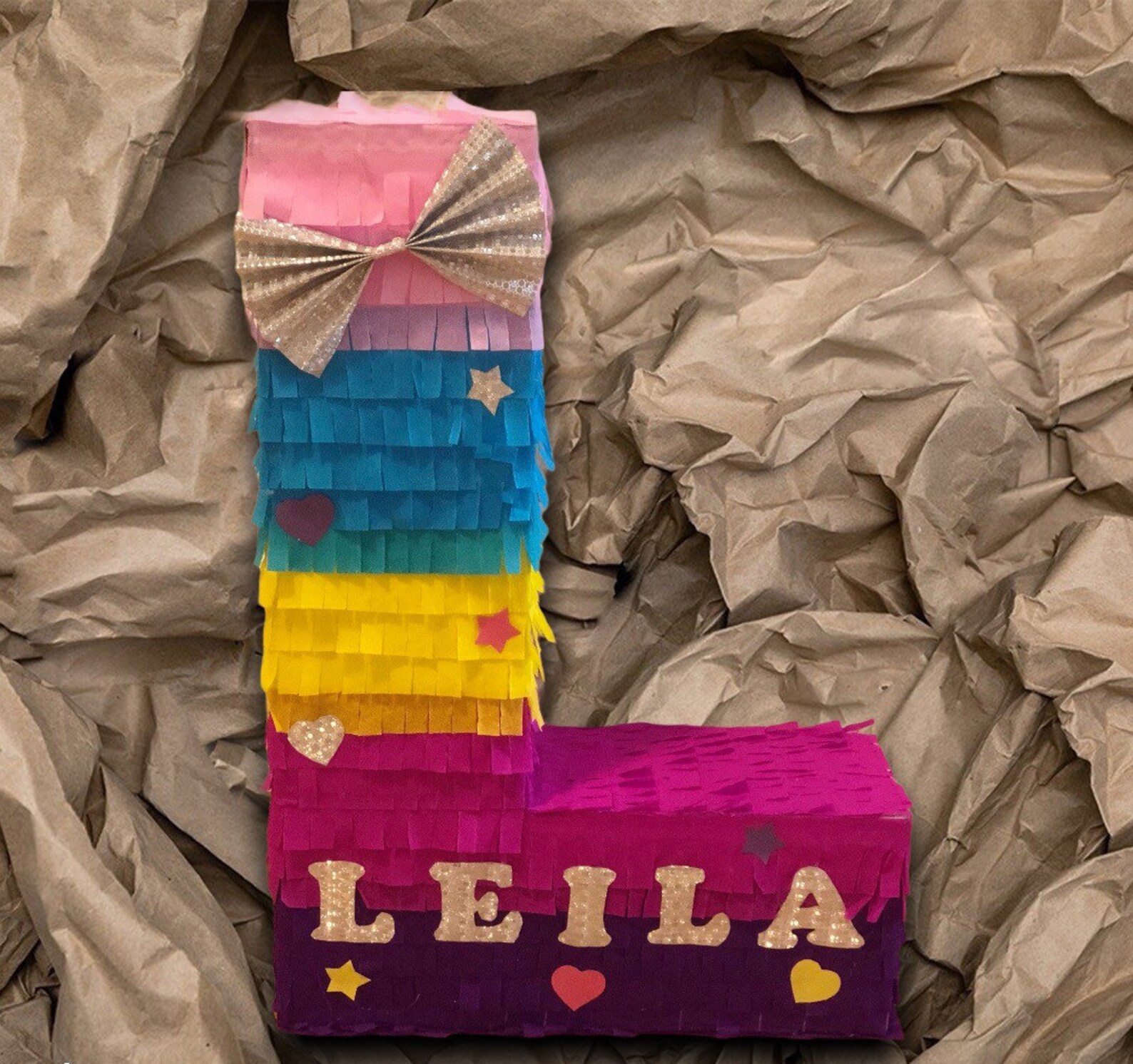 Jojo Siwa Pinata Custom Name Pinata Number Letter Pinata | Etsy Nederland