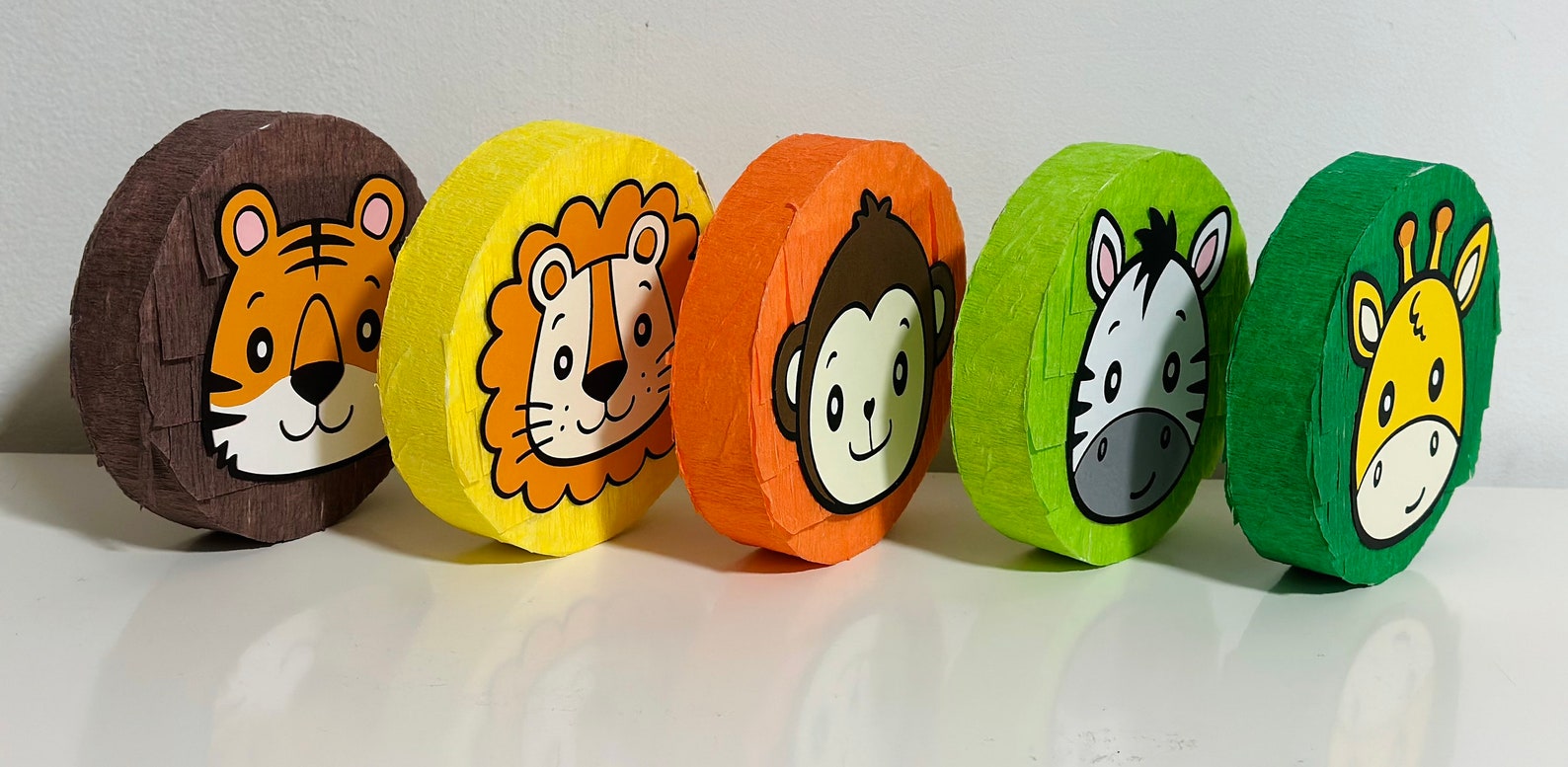 Safari Jungle Wild Animals Mini Piñata Tiger Mini Piñata - Etsy