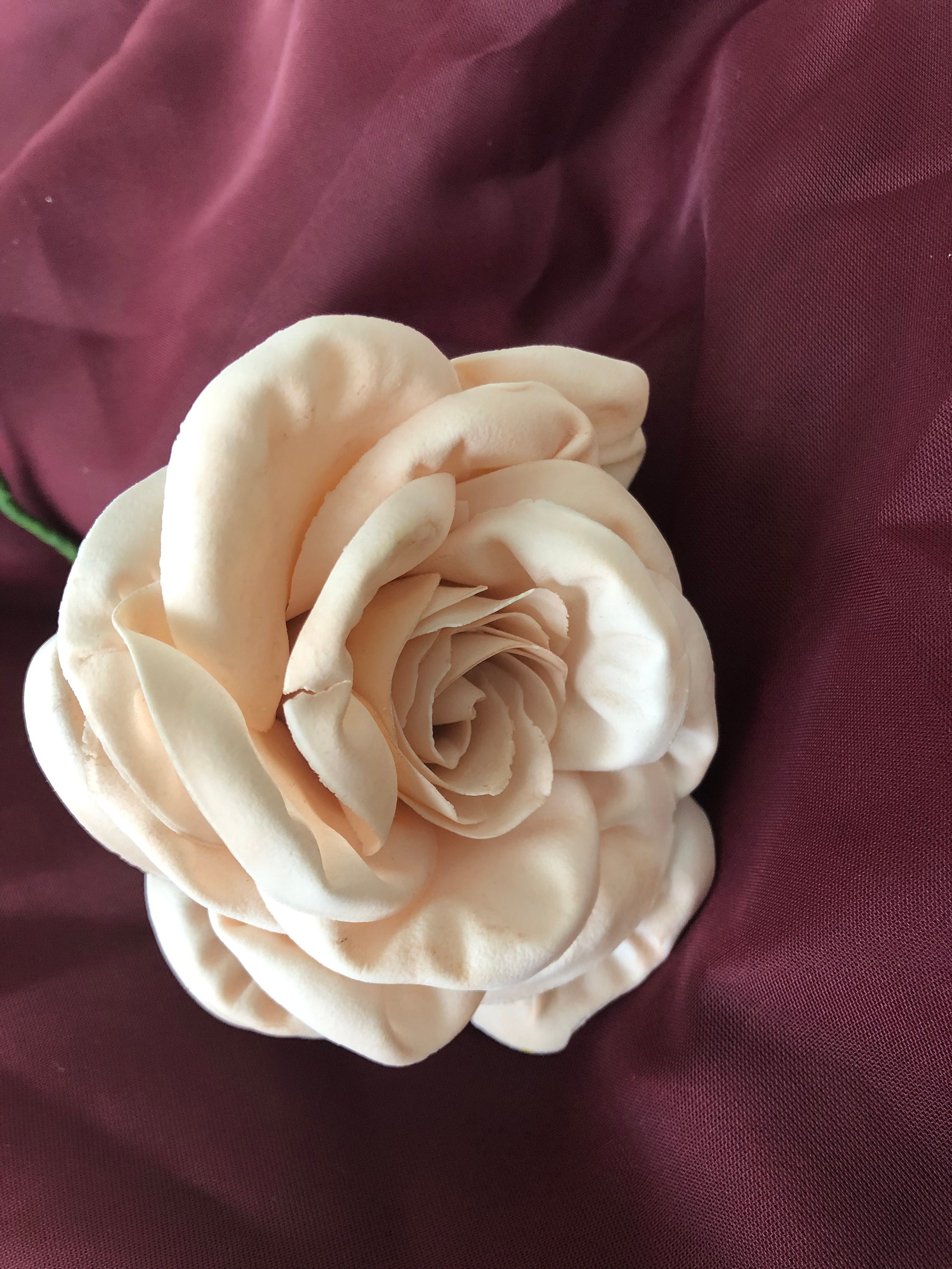 Edible Cake Topper Edible Rose Blush Color Handmade Wedding Cake High ...