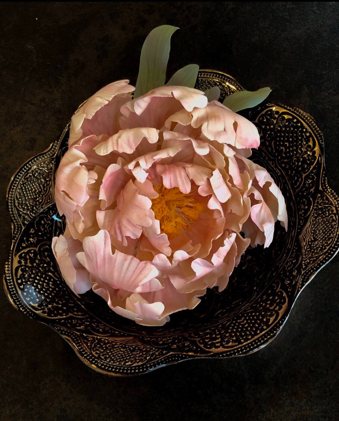 Edible Open Peony Flower Cake Topper Gumpaste Flower - Etsy