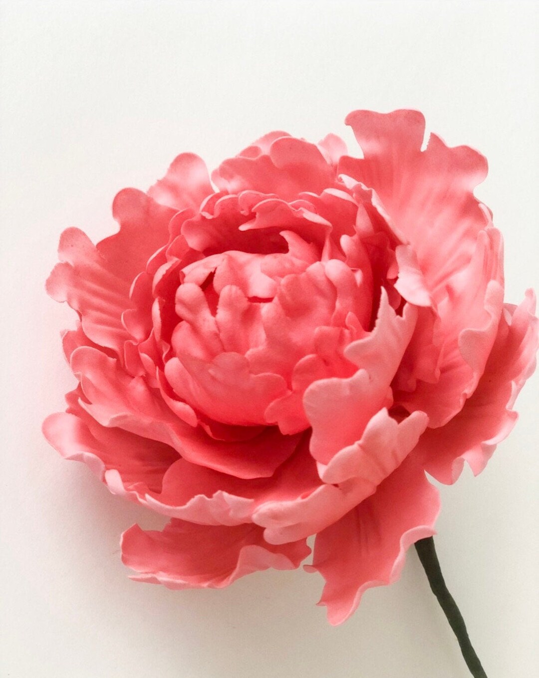 Edible Peony Cake Topper Made Out of Sugar. Sugar Flower for Cakes - Etsy