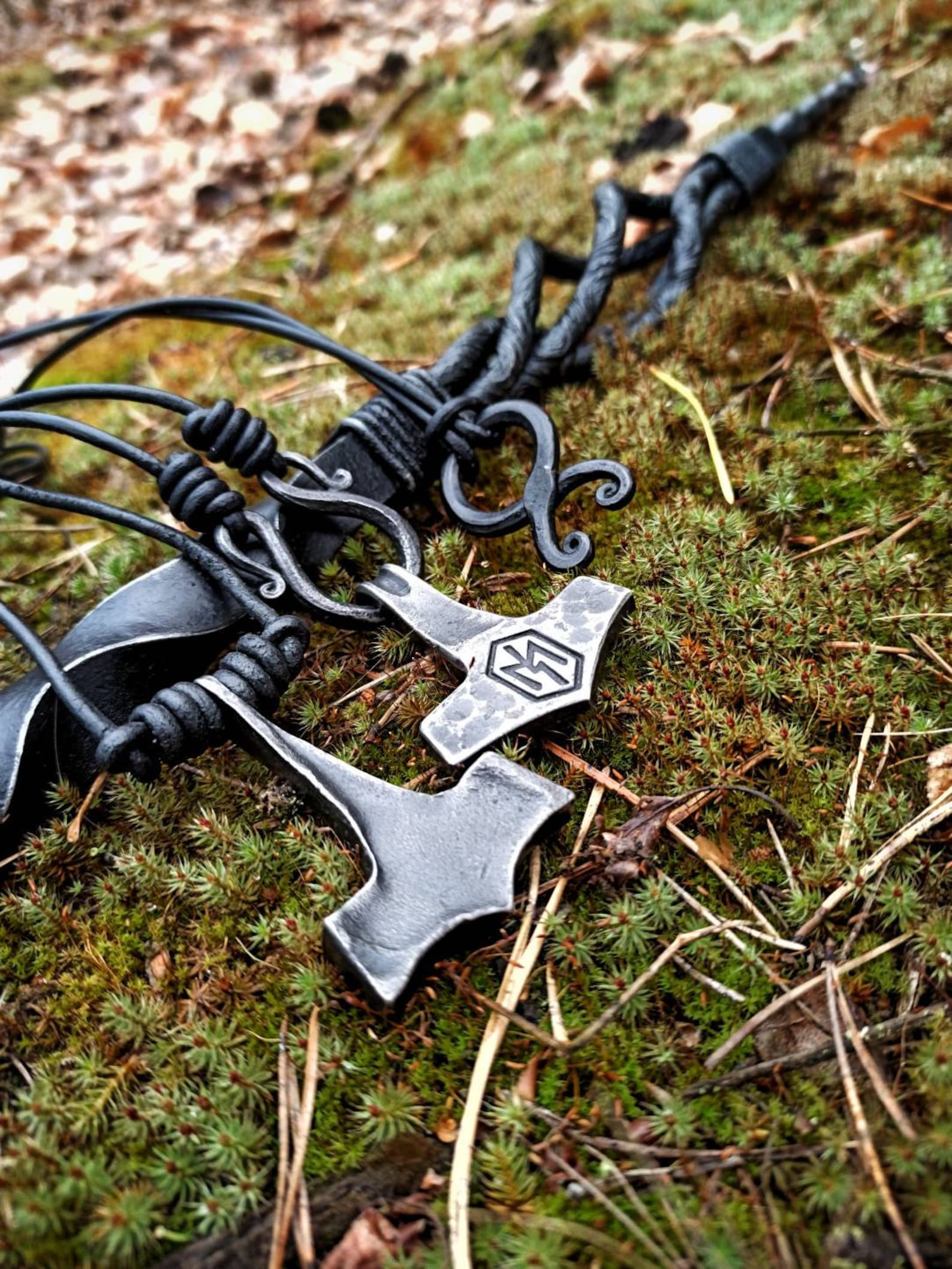 Troll Cross Viking Pendant Asatru Valkyrie Runes Gift Scandinavian - Etsy