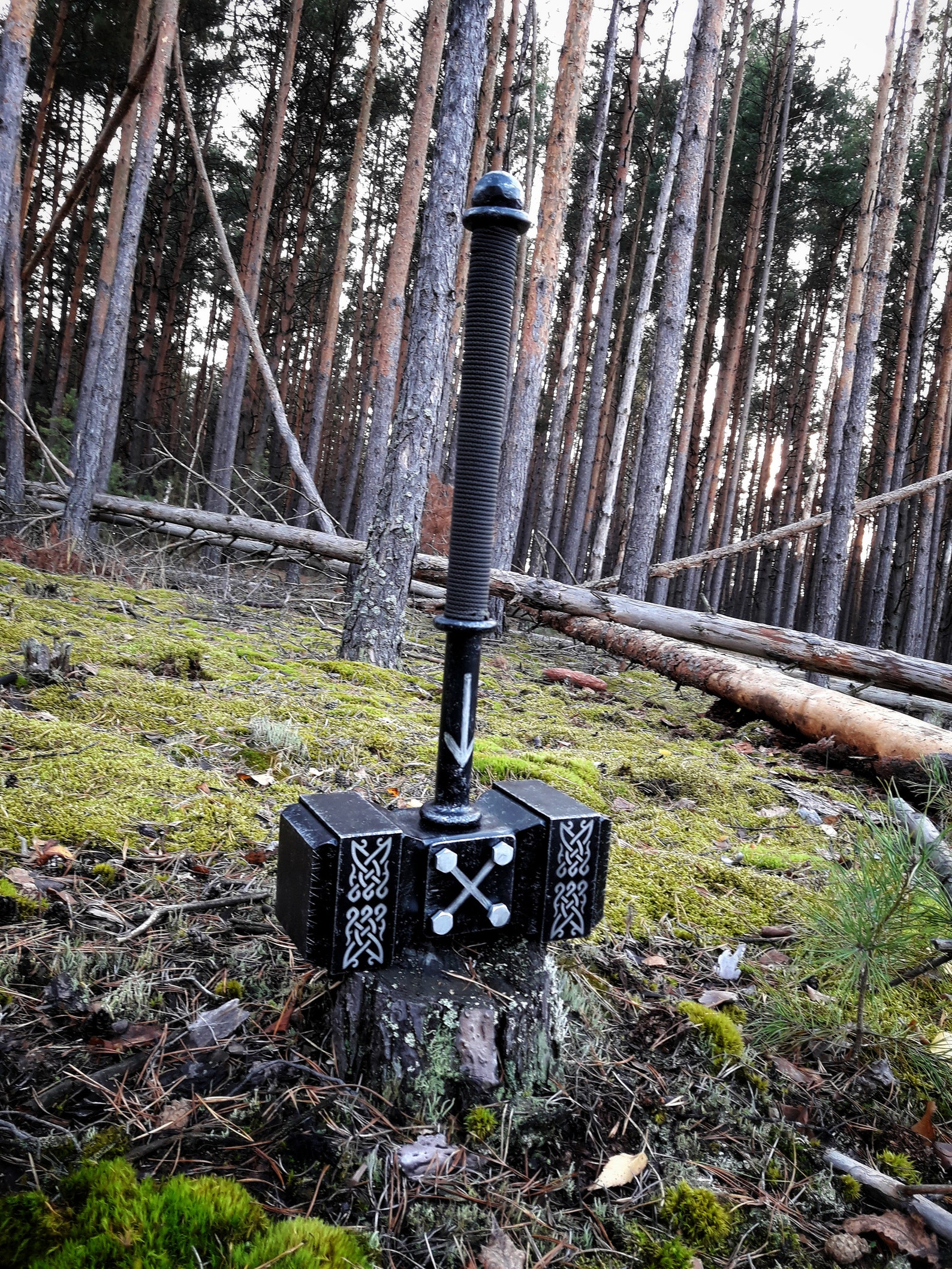 Viking Hammer X2 Sledgehammer Crossfit Mjolnir Odin Thor Dwarven ...