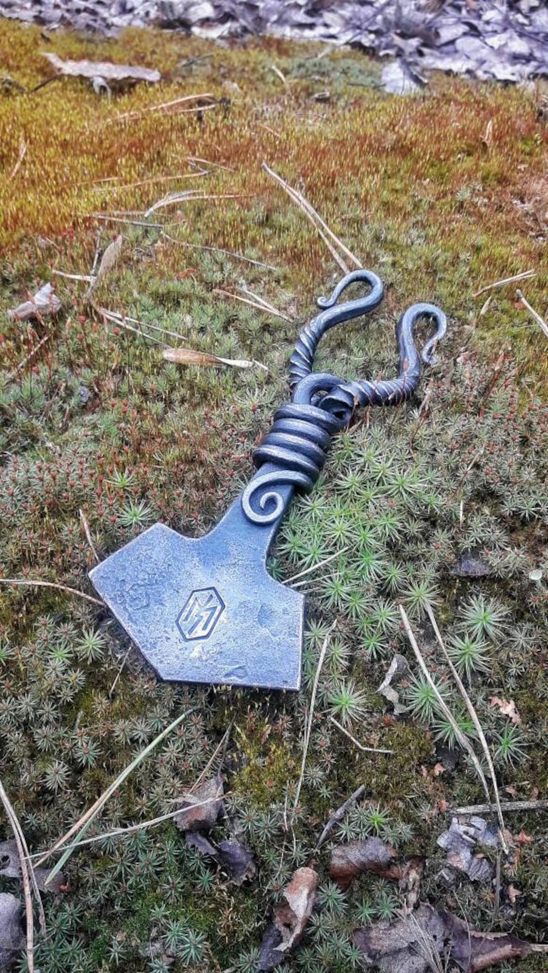 Hand Forged Mega Mjolnir 2 Hammer of Thor Viking Scandinavian Norse ...