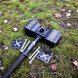 Viking Hammer X2 Sledgehammer Crossfit Mjolnir Odin Thor Dwarven ...