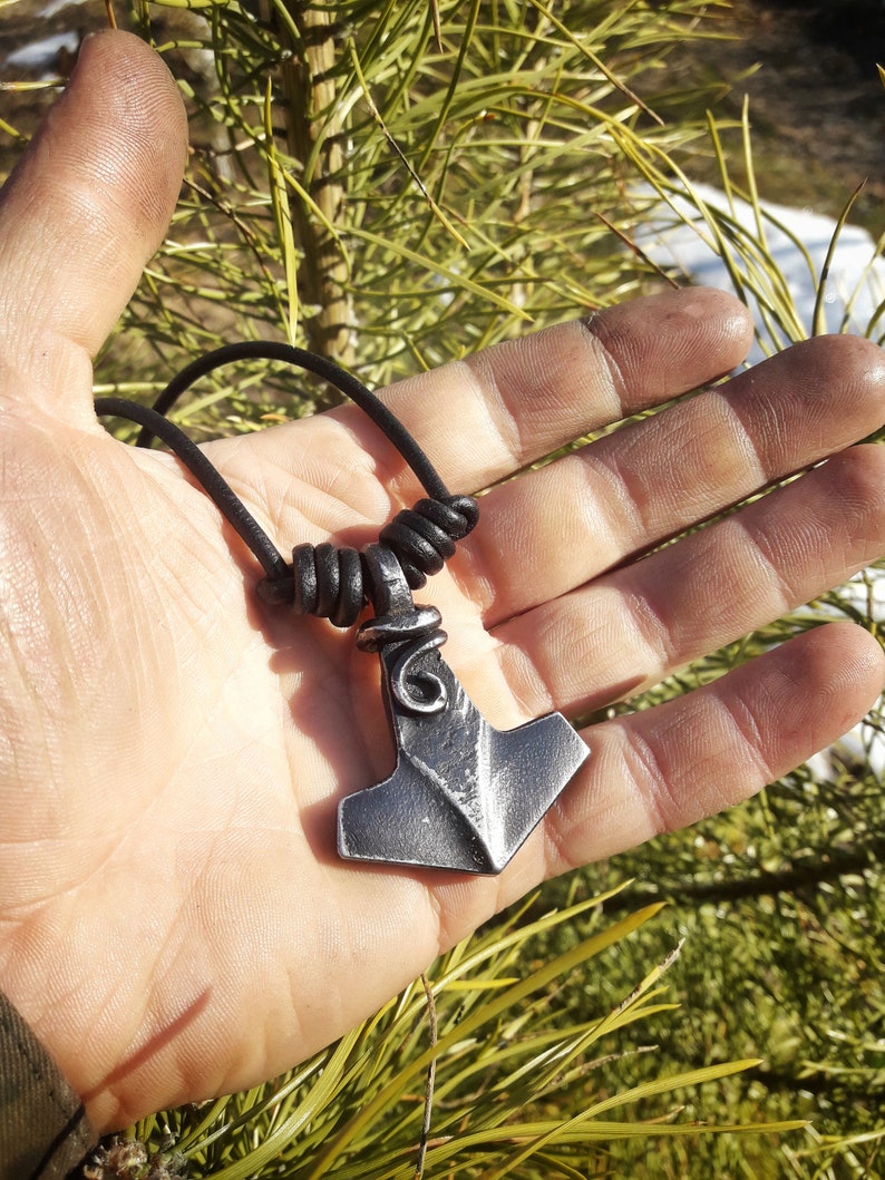 Hand Forged Viking Mjolnir Thor's Hammer 4 Norse Nordic | Etsy