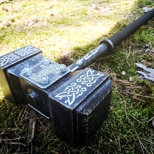 Mjolnir Sledgehammer Crossfit Viking Mjolnir Norse Cosplay Warhammer ...