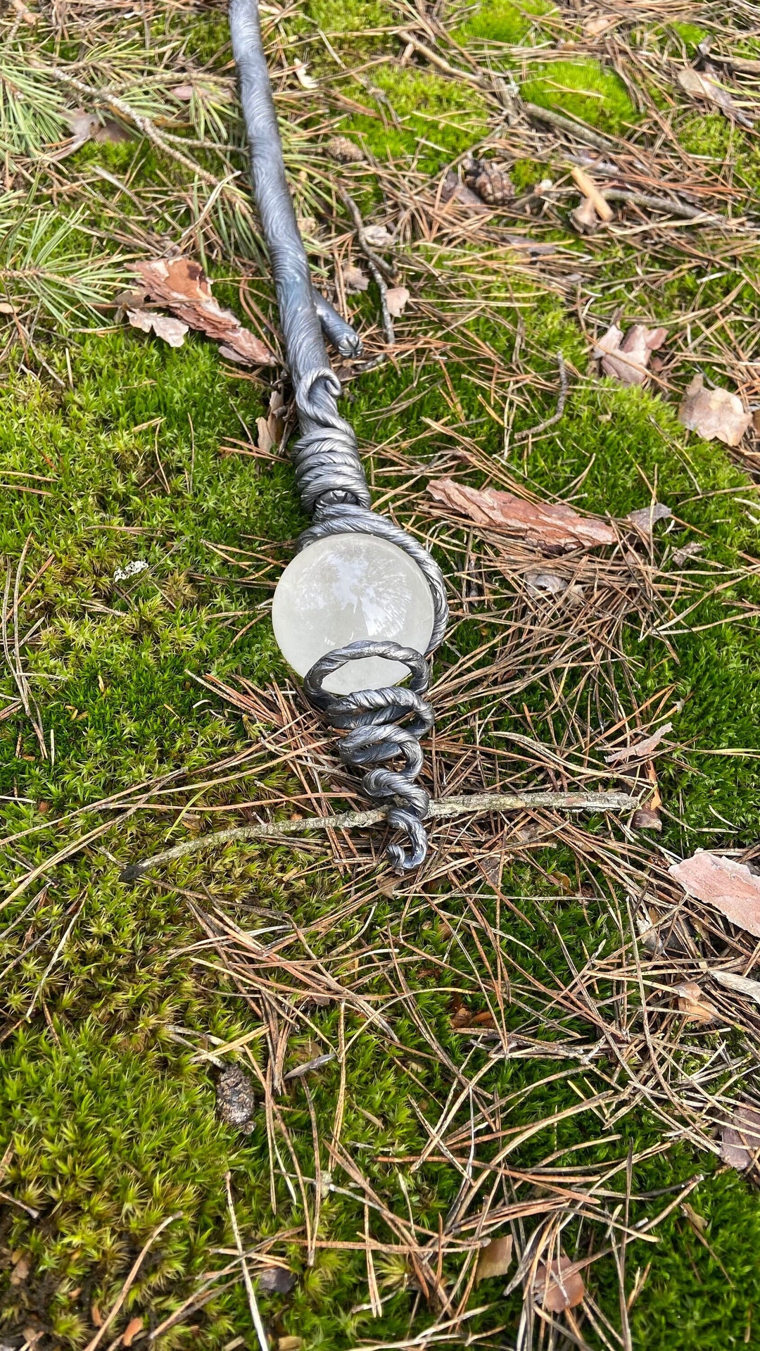 Druid Staff Walking Wizard Volva Witch Staff Seidr Shaman Viking Hand ...