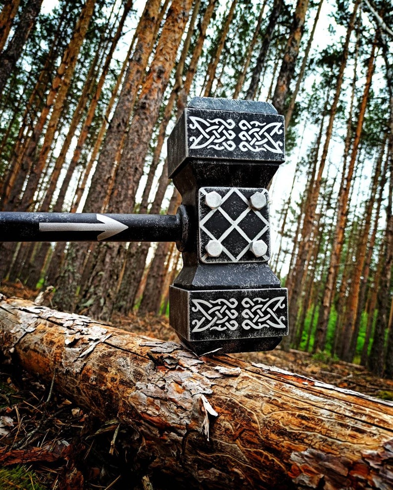 Viking Sledgehammer "gungnir" Mjolnir Norse Crossfit Warhammer Odin ...