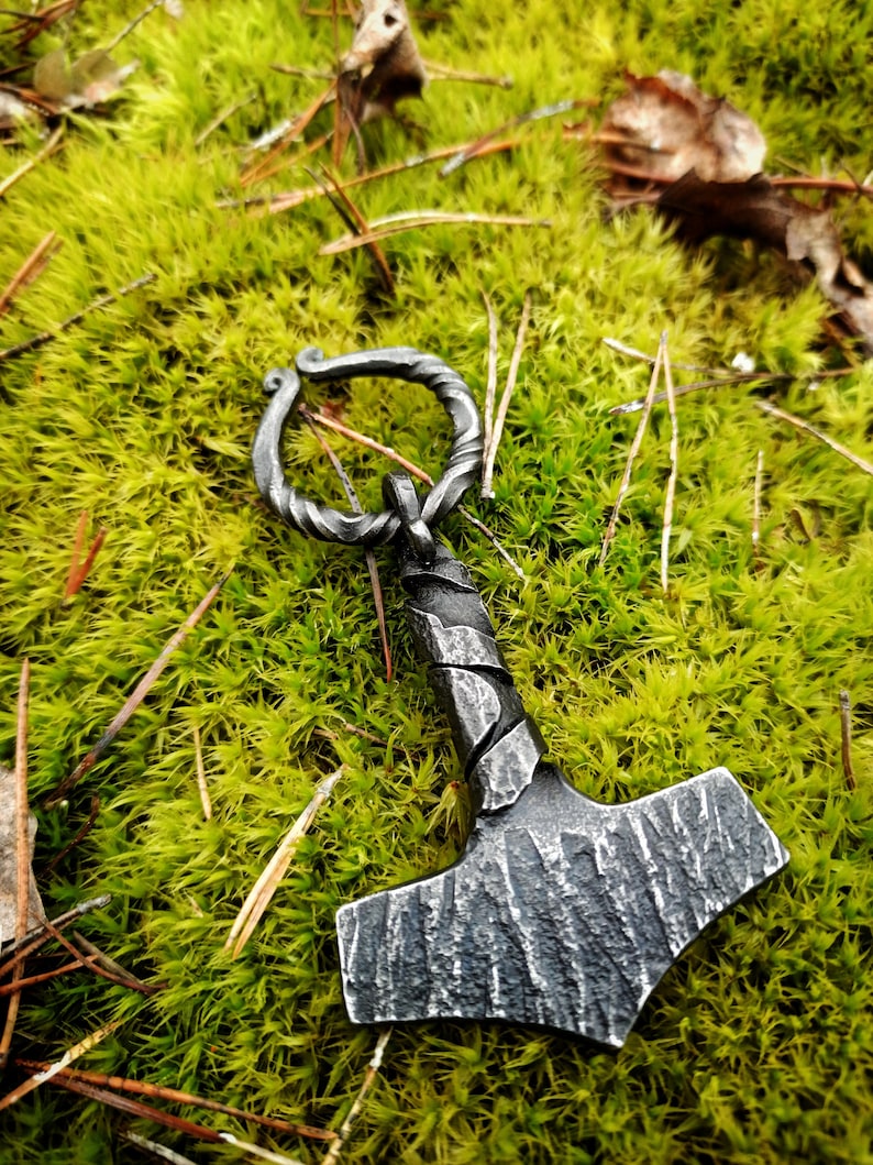 Hand Forged Mjolnir 7 Viking Thor's Hammer Norse Nordic - Etsy