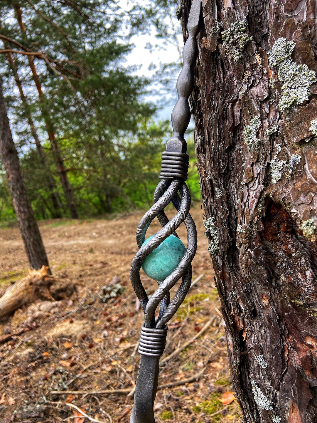 Wizard Staff Amazon Handmade Volva Staff Asatru Anniversary Gift ...