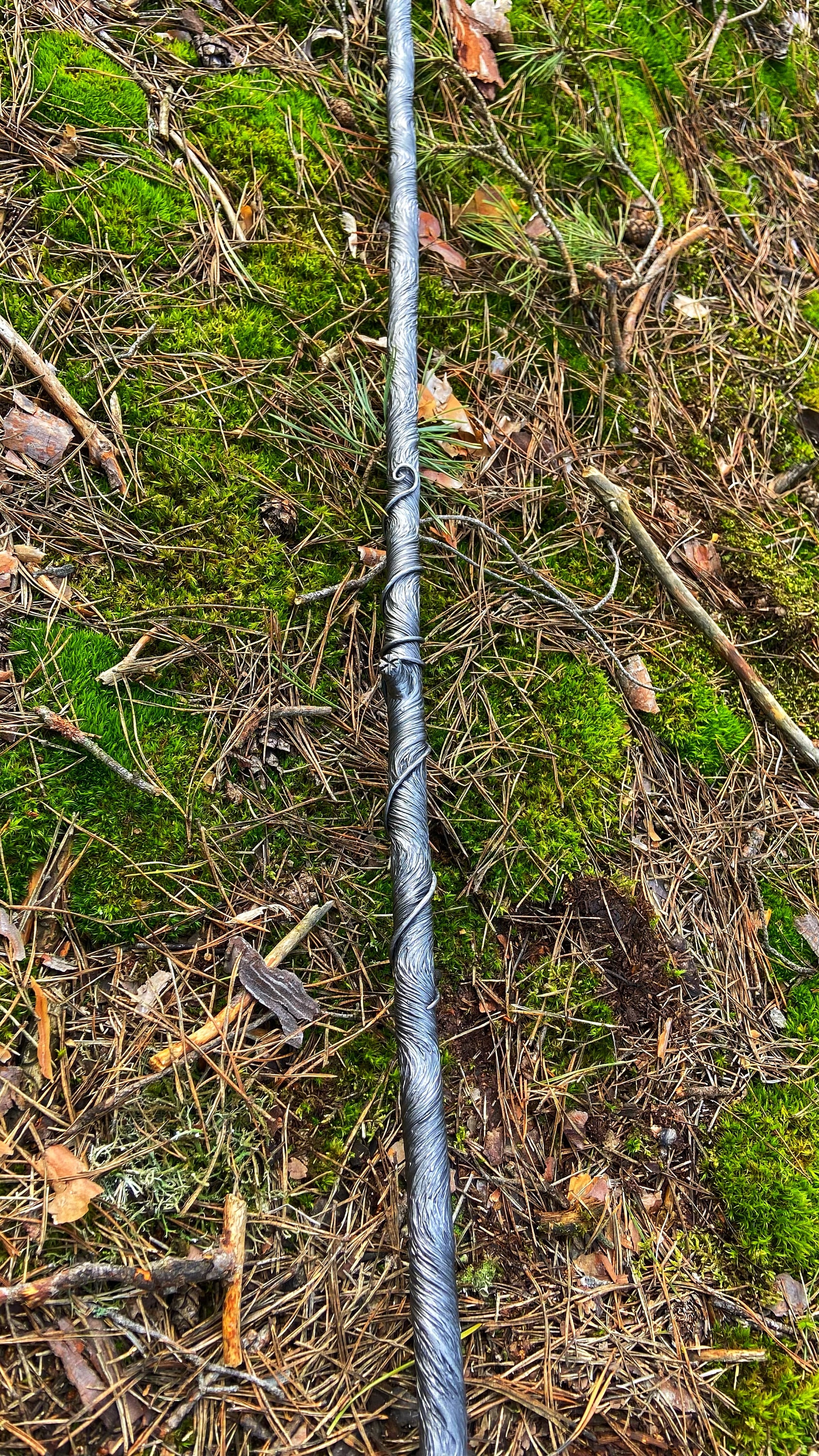 Druid Staff Walking Wizard Volva Witch Staff Seidr Shaman Viking Hand ...