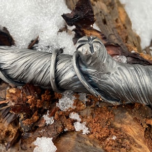 Druid Staff Walking Wizard Volva Witch Staff Seidr Shaman Viking Hand ...