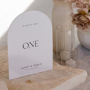 Modern Table Numbers Digital Download Table Numbers Corjl Template DIY ...