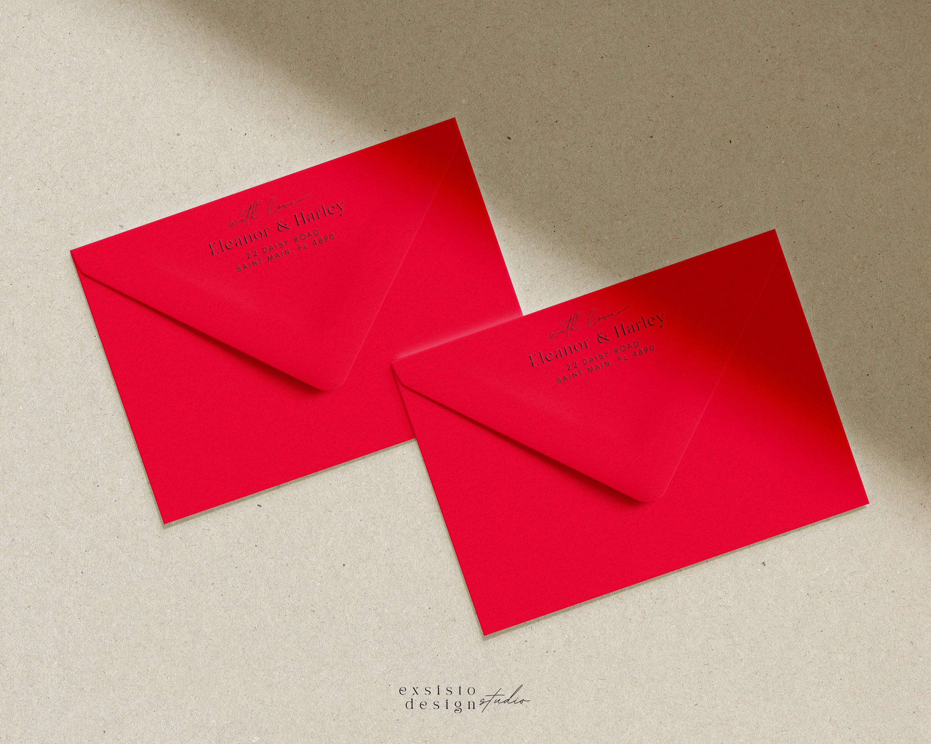 Personalized Wedding Envelope Template, Envelope for Wedding Invitation ...
