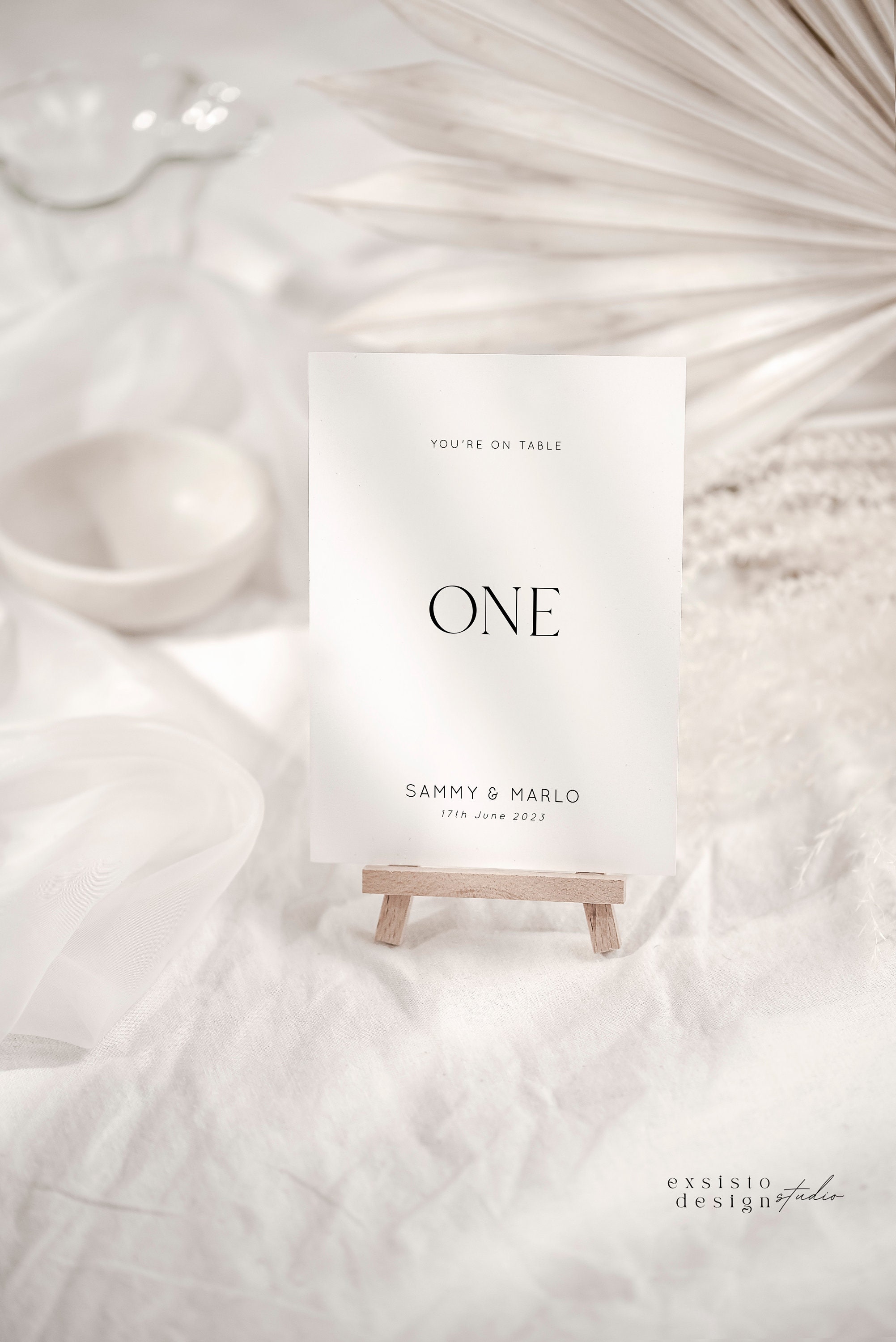 Modern Table Numbers Digital Download Table Numbers Corjl Template DIY ...