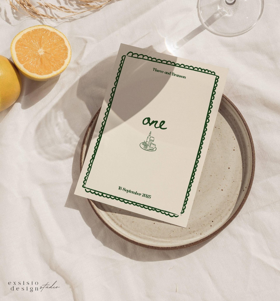 Hand-drawn Wedding Table Number Template: Whimsical Doodle Border ...